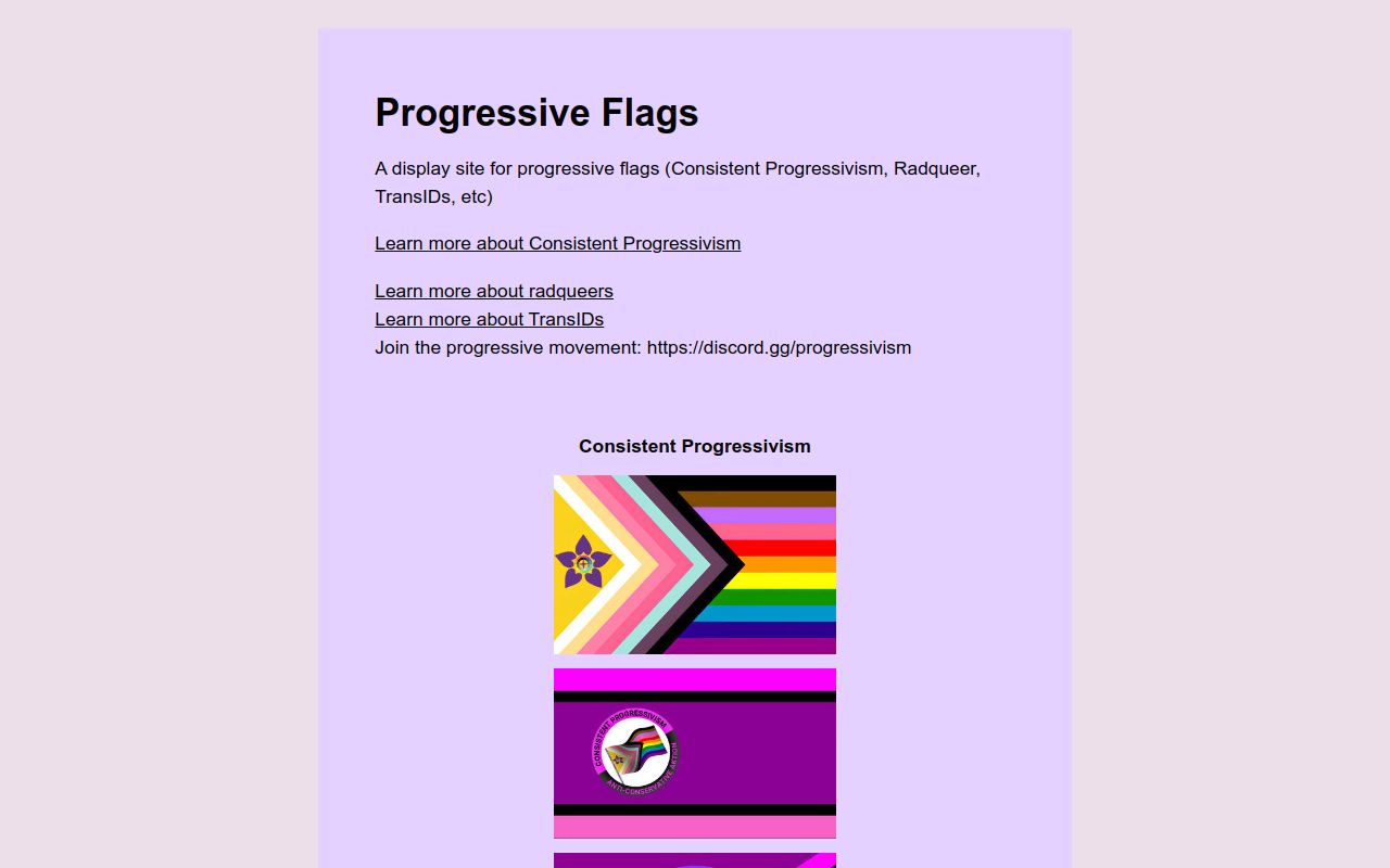 Progressive Flags